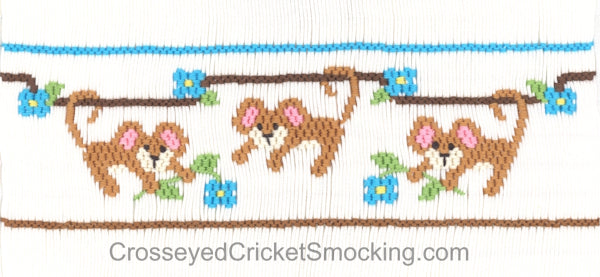 Monkey Shine, #602 – Crosseyed Cricket Smocking