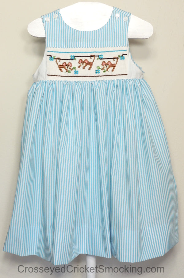 Monkey Shine, #602 – Crosseyed Cricket Smocking